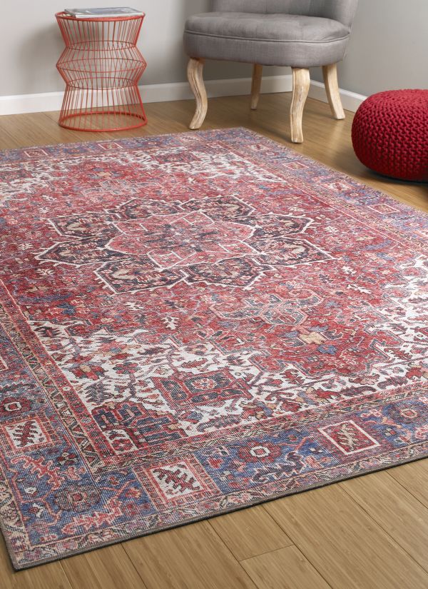 Kaleen Boho Patio Collection Red Rug from Kaleen - BOH04-25 - Area Rugs ...