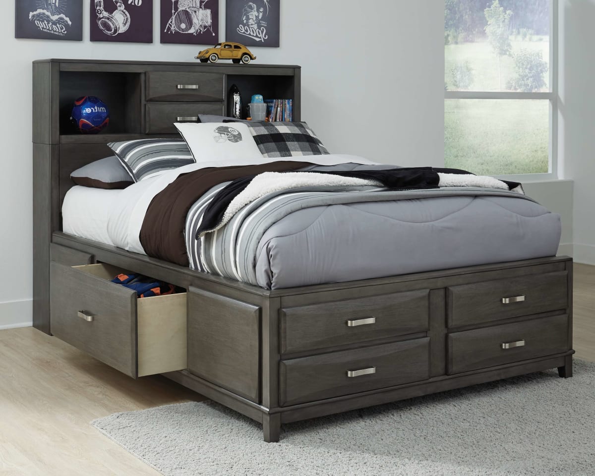 Caitbrook king storage bed store