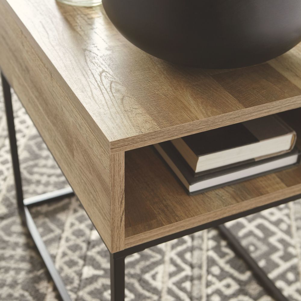 Gerdanet - Natural - Rectangular End Table T150-3 | Derailed Commodity ...