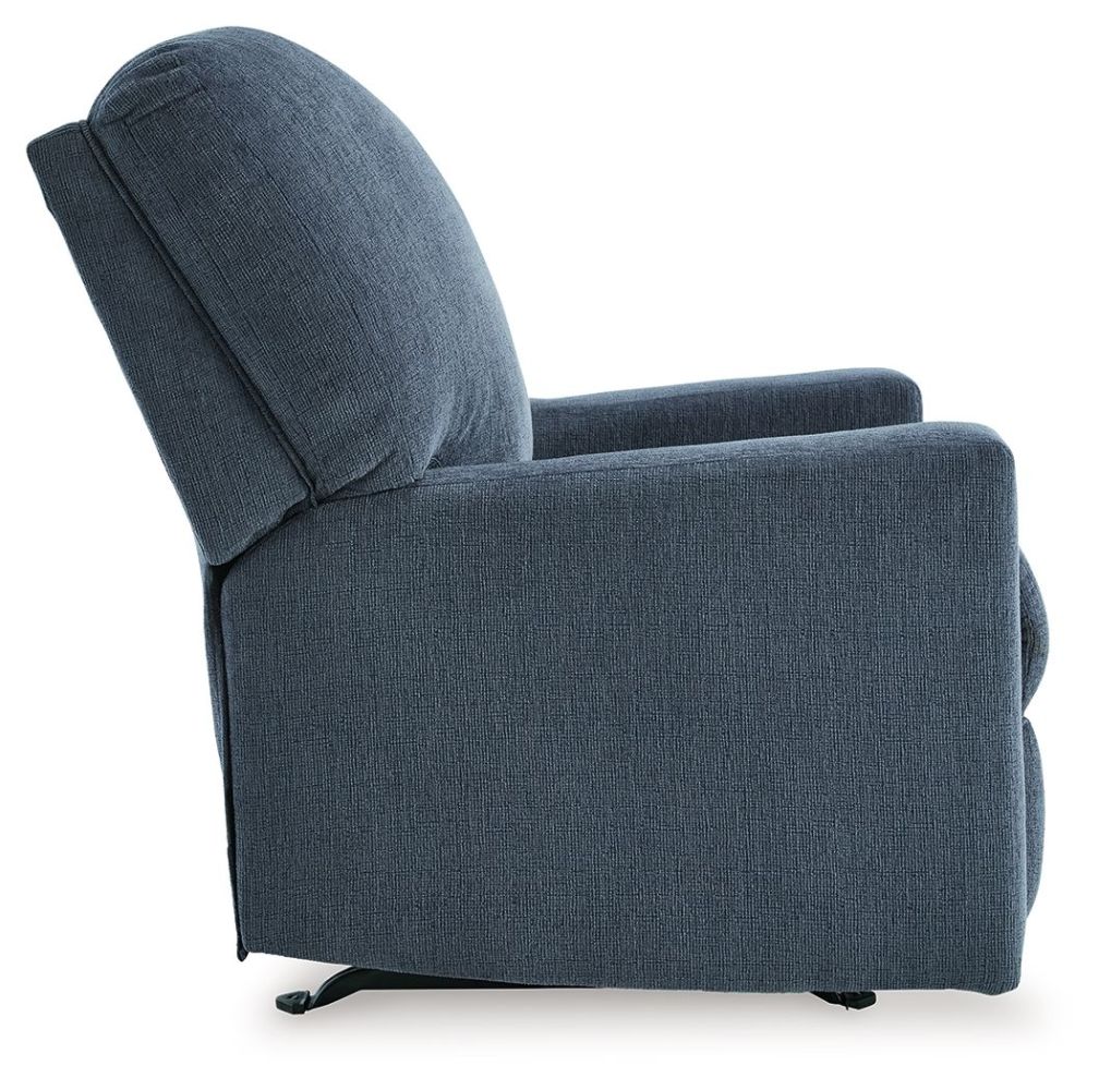 Rannis - Navy - 2 Pc. - Twin Sofa Sleeper, Rocker Recliner 53604/37/25 ...