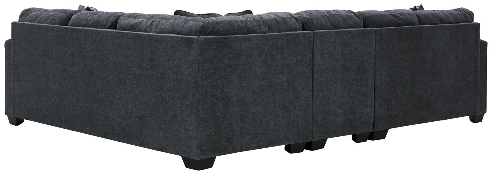 Ambrielle - Gunmetal - 4 Pc. - Right Arm Facing Sofa With Corner Wedge ...