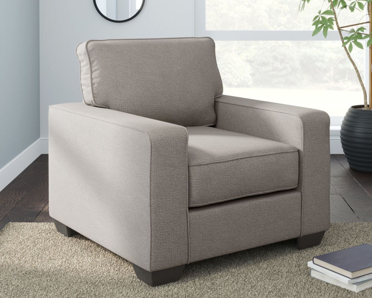 Greaves - Stone - 3 Pc. - Sofa Chaise, Chair, Ottoman 55104/18/20/14 ...