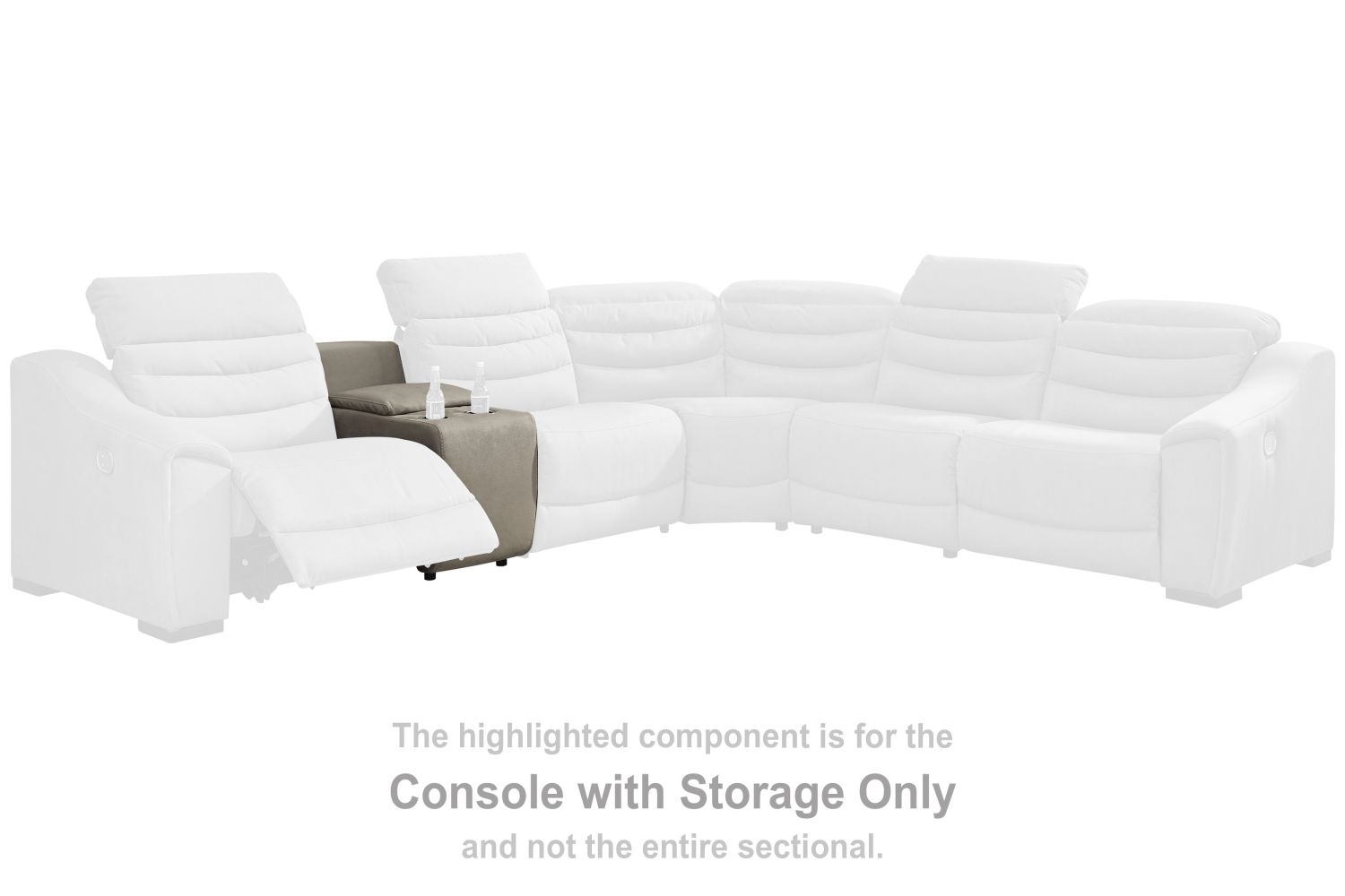 Next-gen Gaucho - Putty - Console With Storage 5850457 | Derailed ...