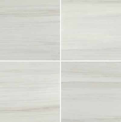 Shop American Olean Ideology Carrara White IL10SQU2424PL Tile & Stone ...