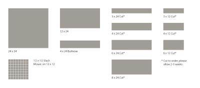 Surface Art Aspen Mica AspenMica1.51.5GlossyStackMosaicContemporaryRectified Tile & Stone ...